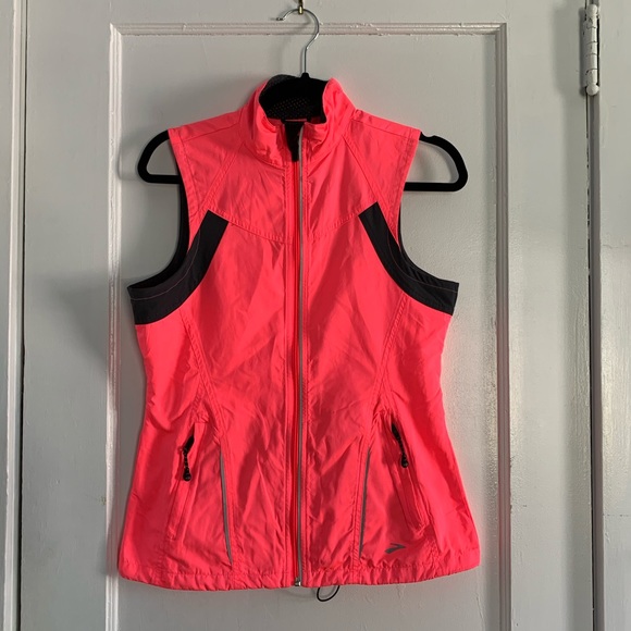 Brooks | Jackets & Coats | Bright Pink Visibility Running Vest | Poshmark